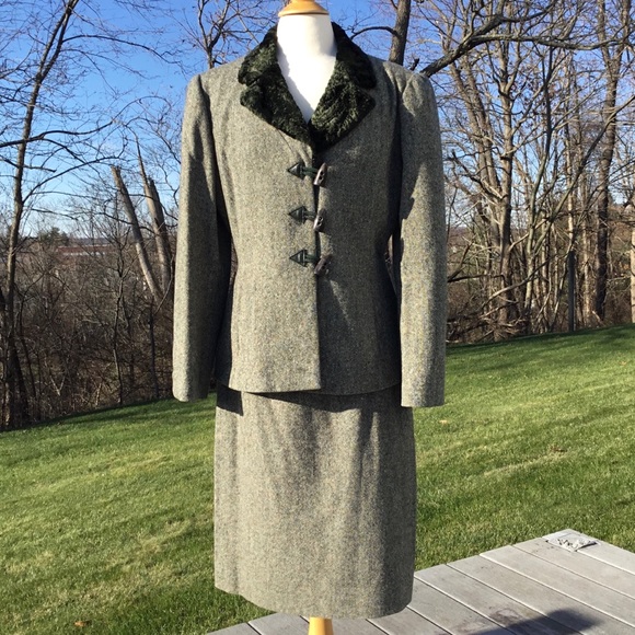 Vintage Georges Rech | Skirts | Vintage Georges Rech Paris Tweed Skirt ...